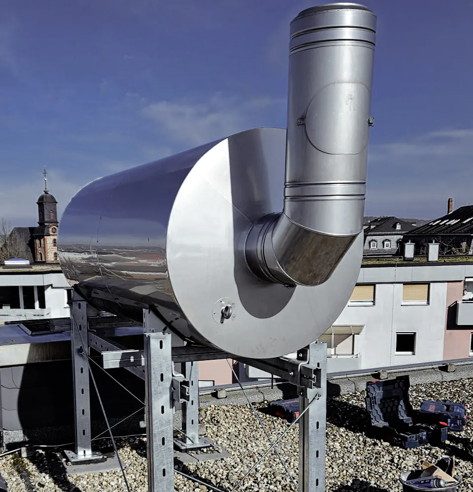 Schall­dämpfer & Brand­schutz – GFA-Abgastechnik